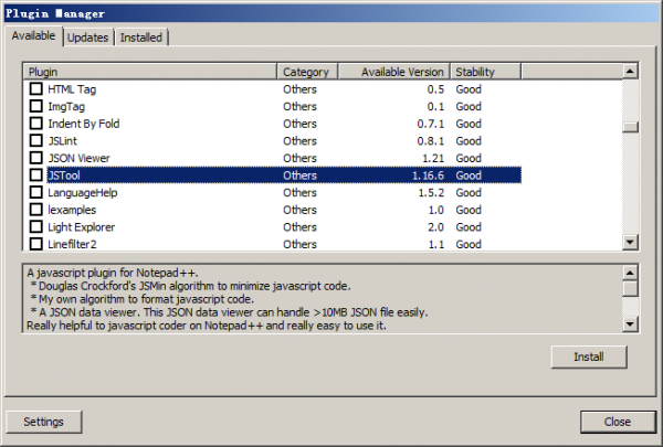 Notepad++插件JSTool:JS代码格式化工具 - 卡饭网