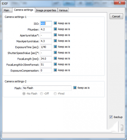 exiftool gui怎么使用 exiftool gui查看照片并修改EXIF信息教程 - 卡饭网